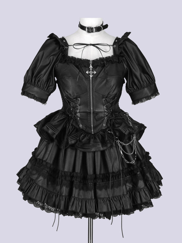 IMVAL / Frill Strap Dress